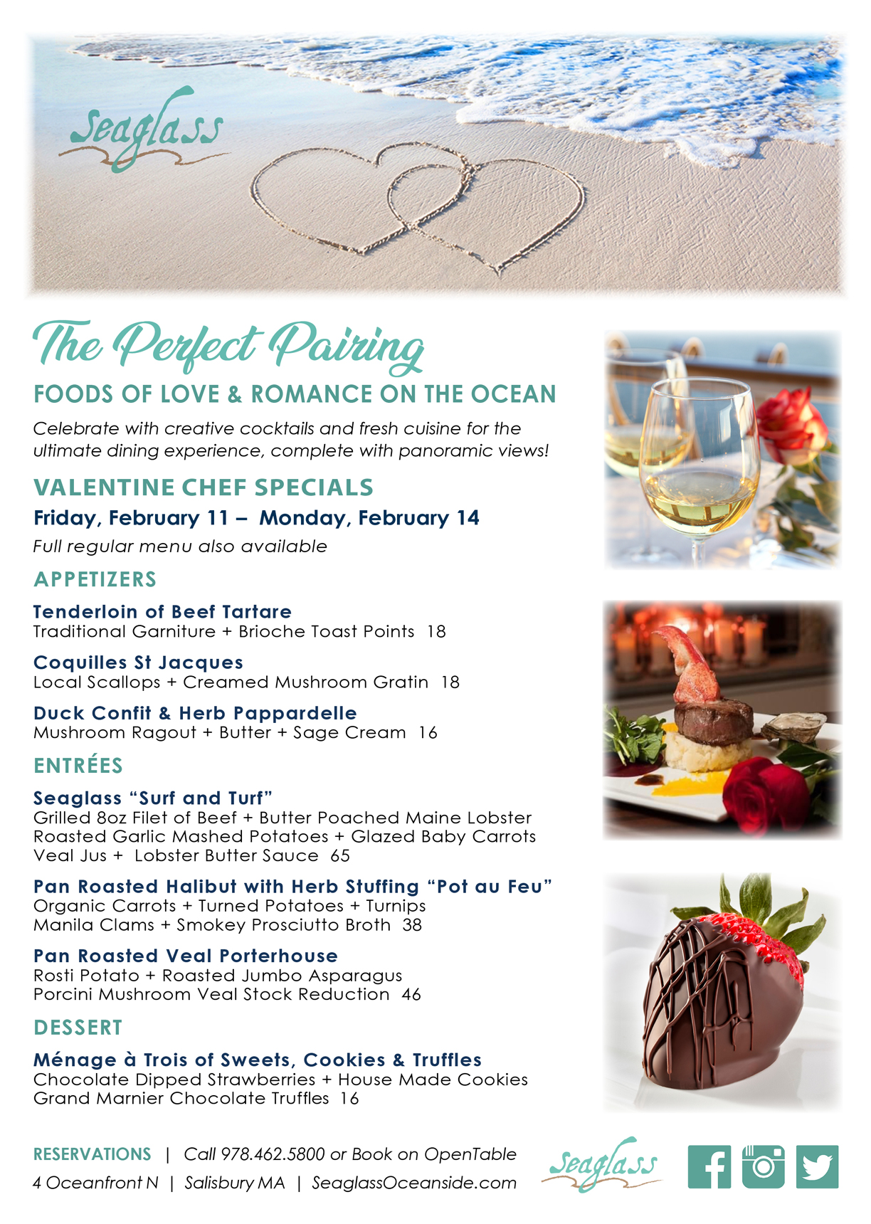 Celebrate Valentine's 4 Ways at Seaglass